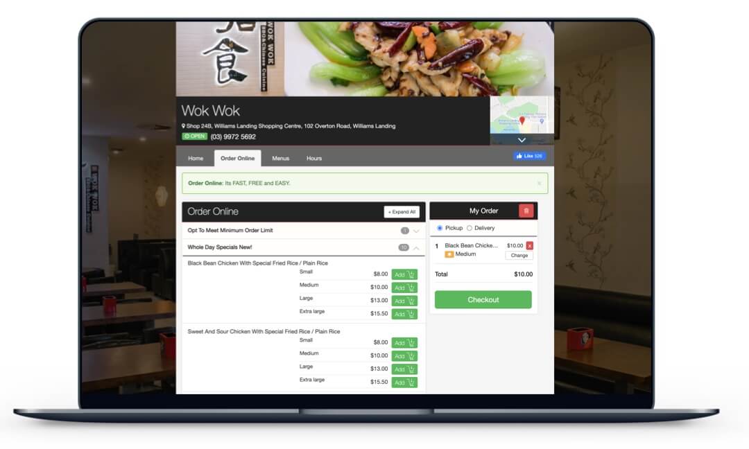 Online Food Ordering System for Restaurants